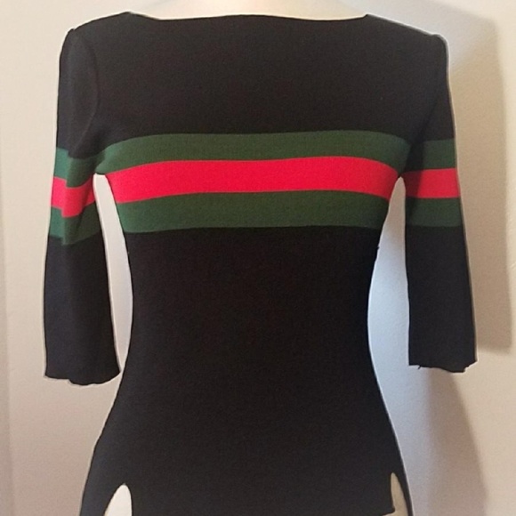 Tops | Center Stripped Top | Poshmark